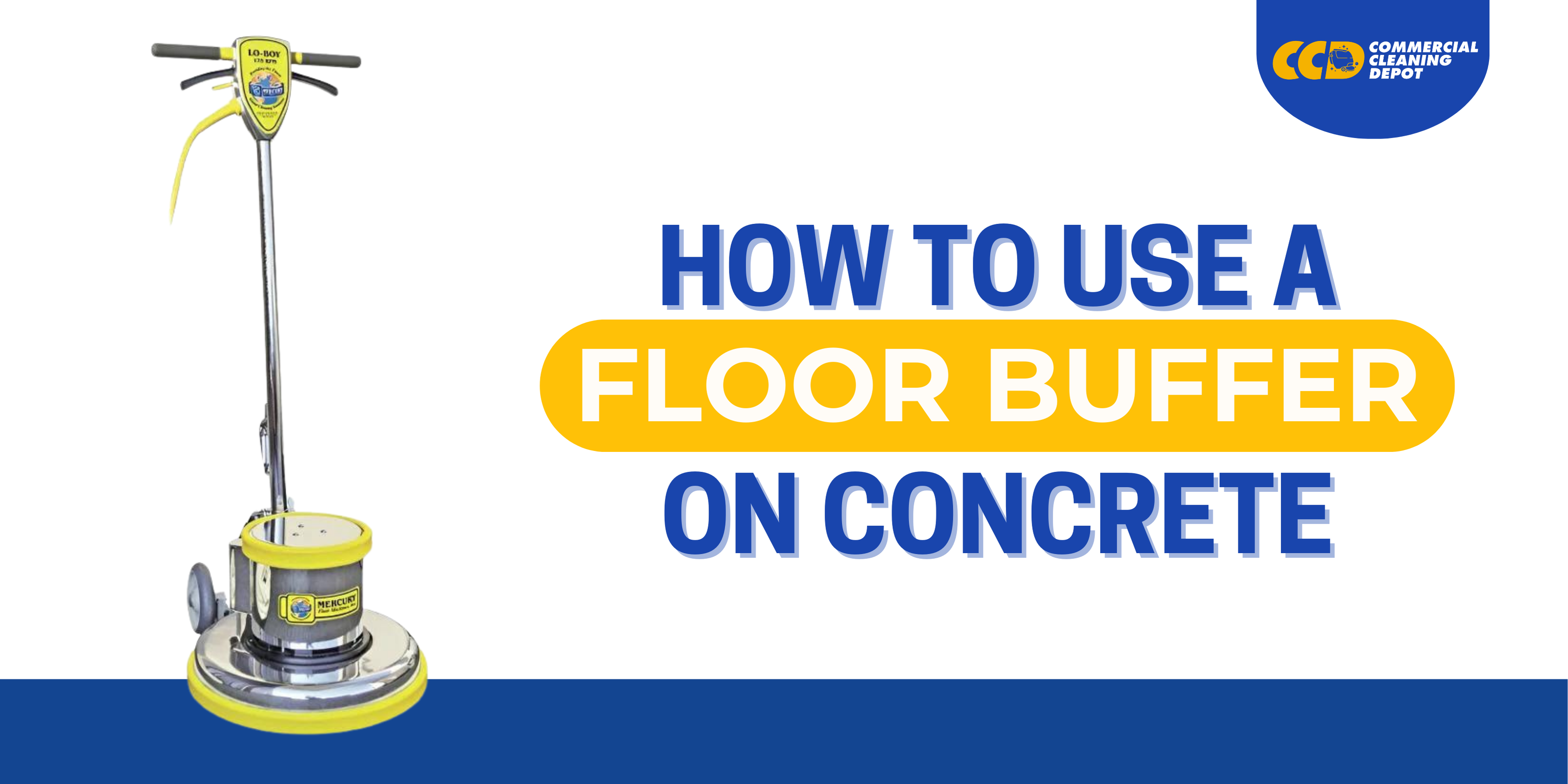 How to Use a Floor Buffer on Concrete Floors