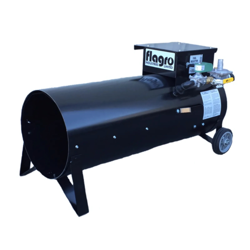 Flagro F-400T 400,000 BTUH Heater C/W Thermostat & Wheel Kit