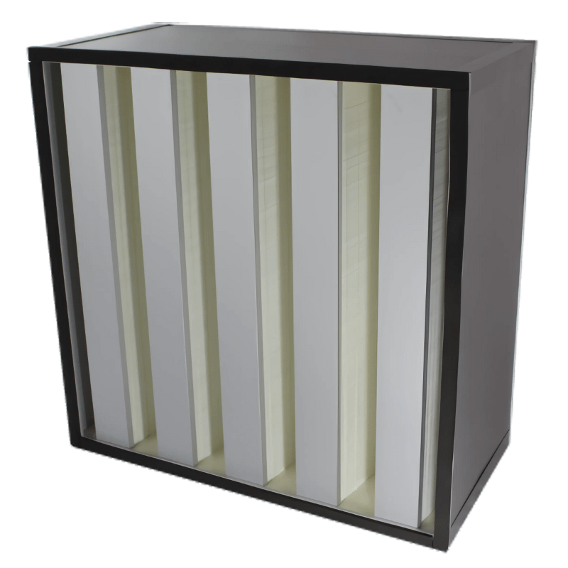 Novatek Metal Frame V-Bank HEPA Filter 99.99% 24″x24″ for Novair 2000